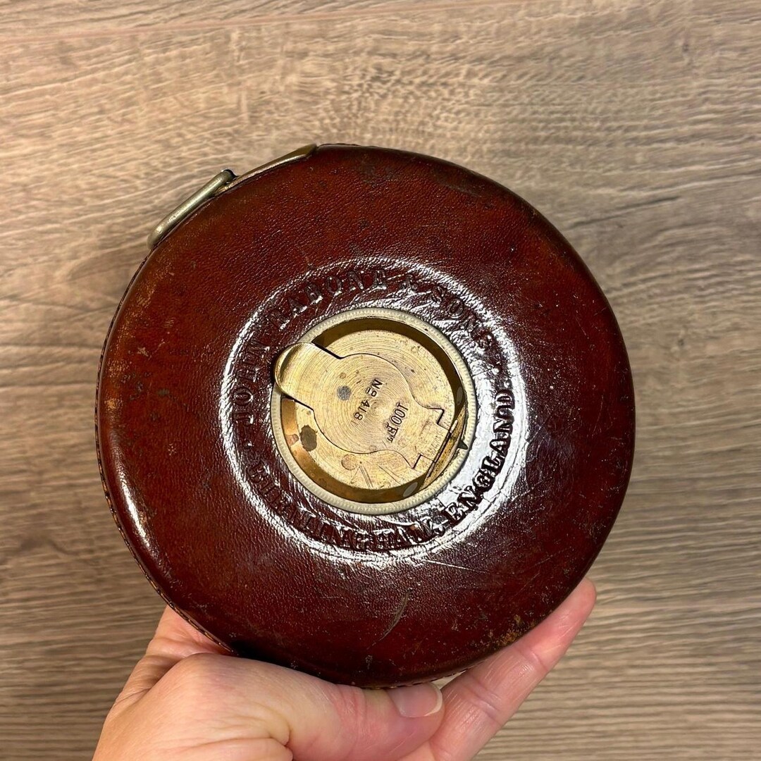 Vintage John Rabone & Sons Birmingham England 100ft No4181 Metal Tape ...