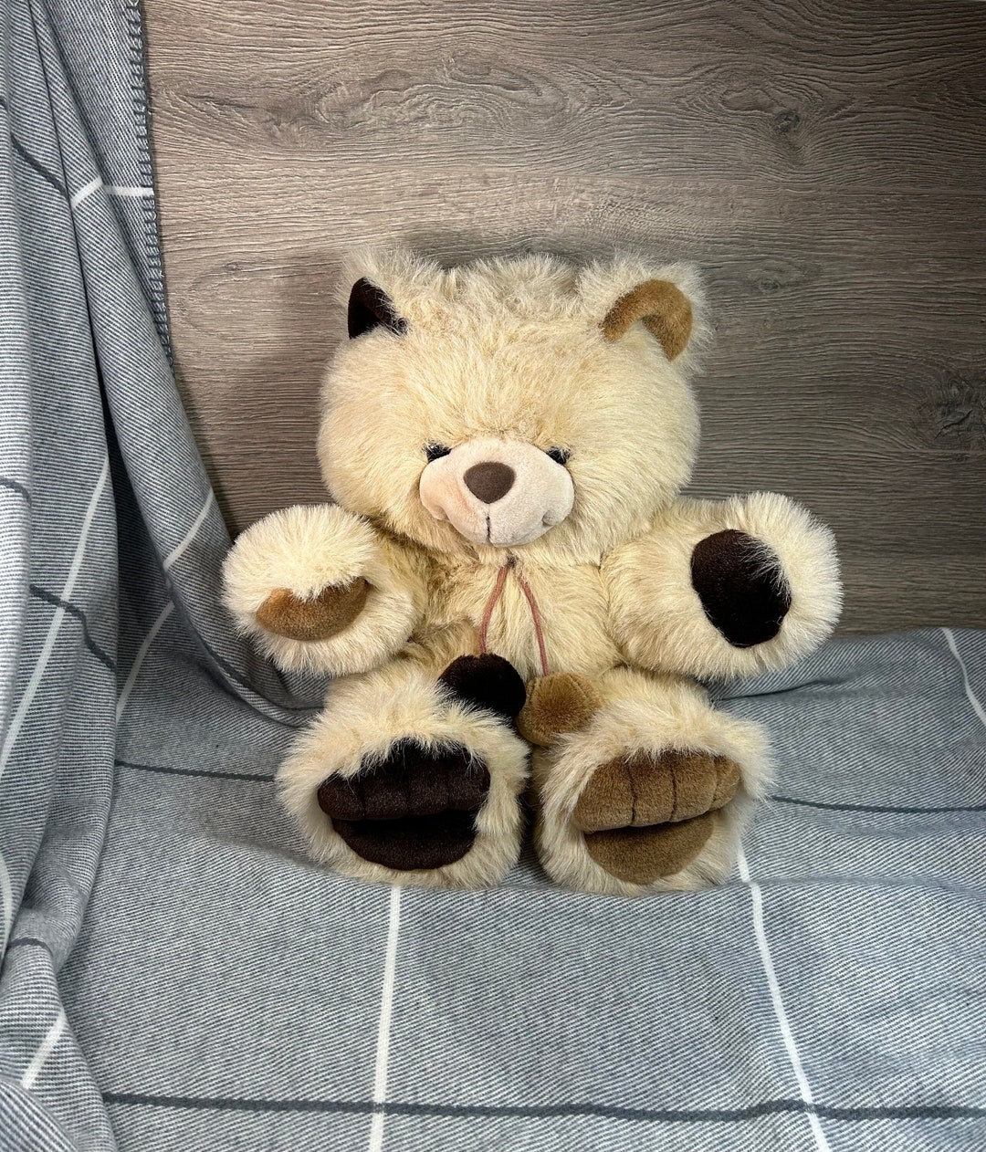 Vintage Collectible Jade Soft Toys Swinton Pastel Sand Colour Teddy ...