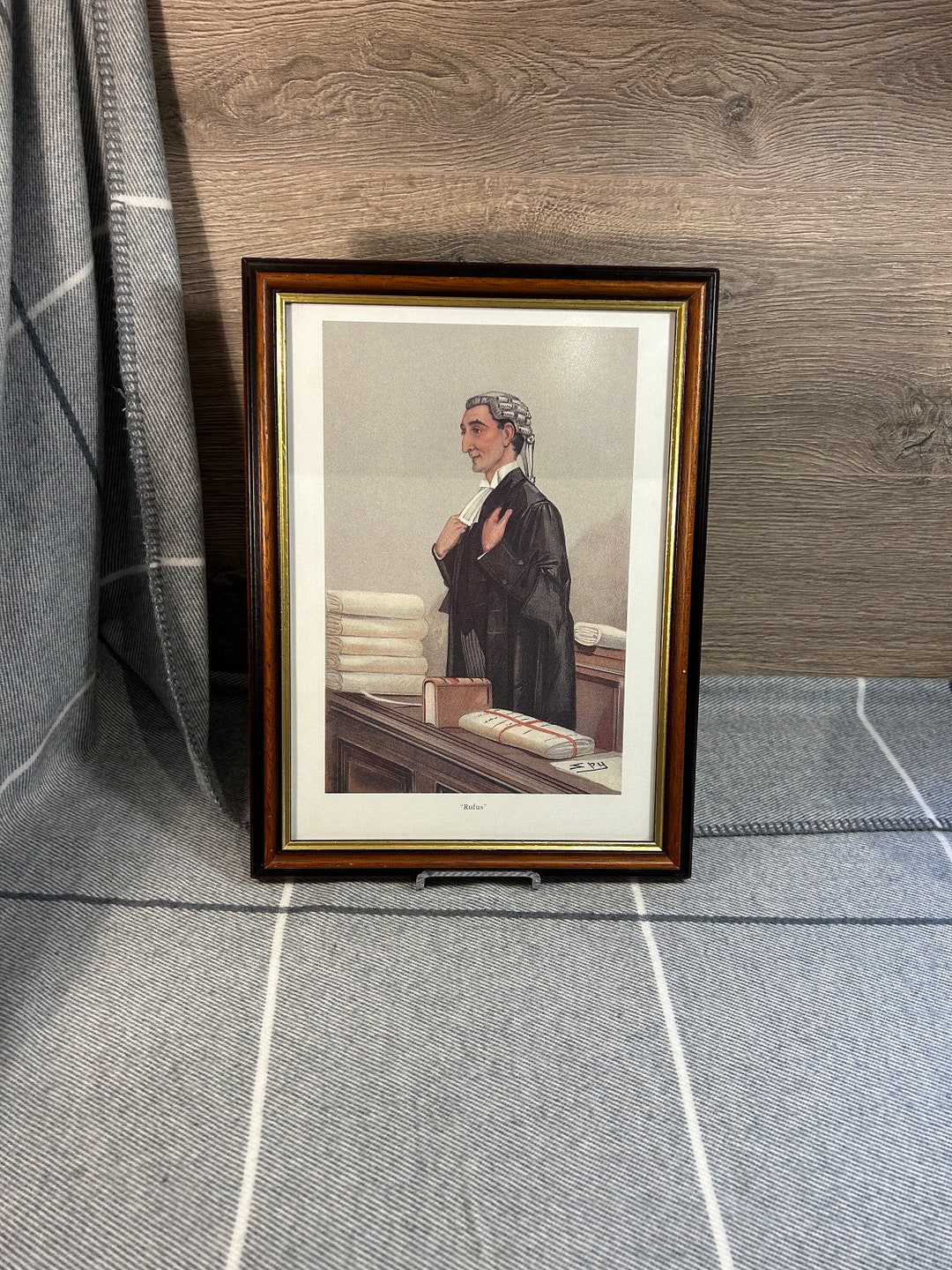 Vintage 1996 Rufus Daniel Isaacs 1860-1935 Print Art Wall Hanging 1st ...