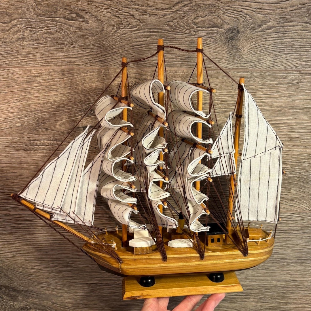 Vintage Wooden Model Replica Ship | Classic Maritime Reproductions ...