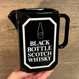 Vintage Black Bottle Scotch Whisky Traditional Pub Jug | Scottish ...