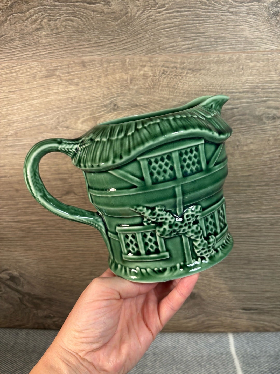 Vintage Devon Cobb Pottery Thatched Roof Cottage Pitcher Jug ...