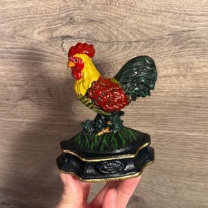 Cast Iron Rooster Small - Etsy