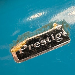 Vintage Prestige Mid Century Teal Turquoise Blue Metal Kitchen Balance ...