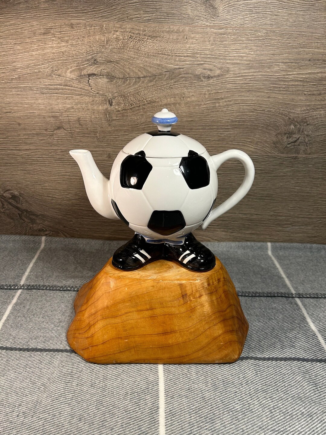 Vintage Hand Painted Football Teapot | Collectible Novelty Teapot ...