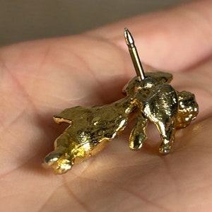 Vintage Ballou Reg'd 130 Years Gold Tone Cherub Angel Pin Brooch ...