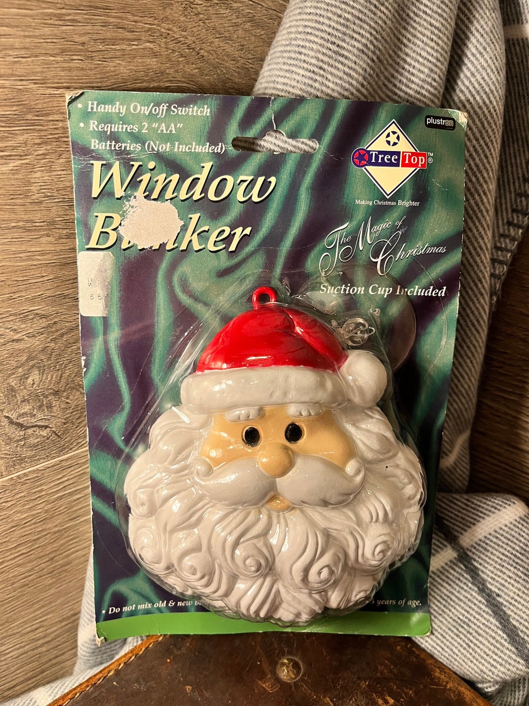 Vintage 2001 Window Blinker in the Shape of Santa Claus Father ...