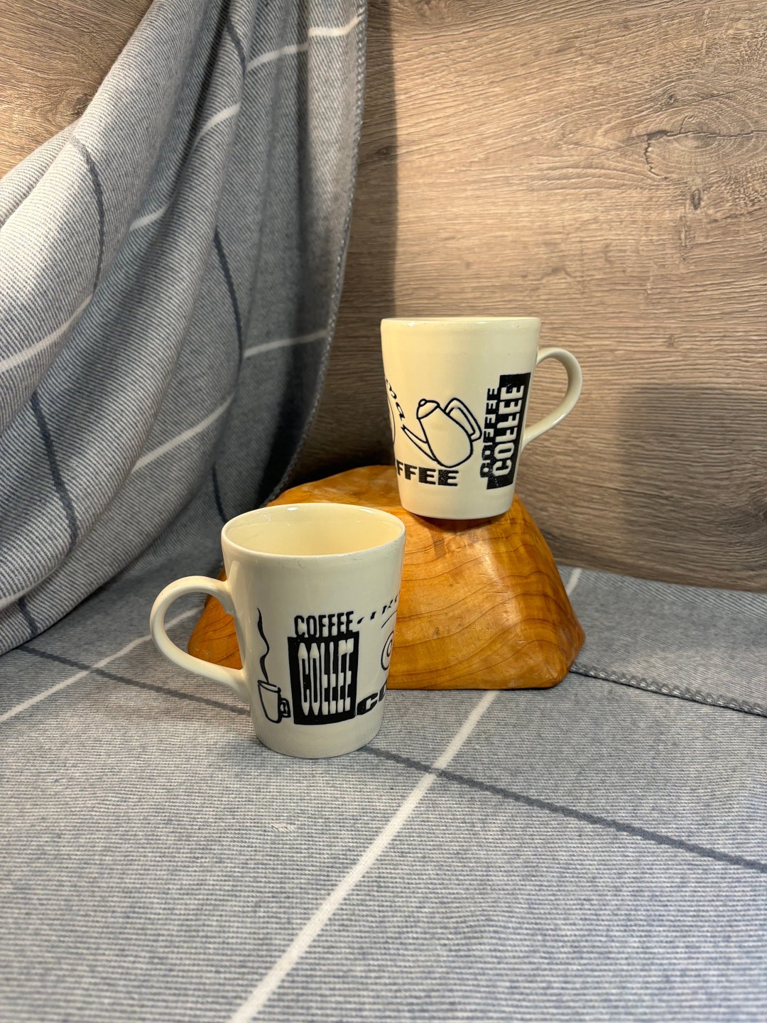 Vintage Just Mugs Made in England Set of Two Coffee Mugs | English ...
