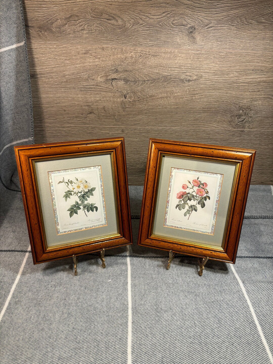 Vintage St Michael Rosa Mollessima & Rosa Brevistyla by Pierre-joseph Redouté 1759 1840 Marks ...