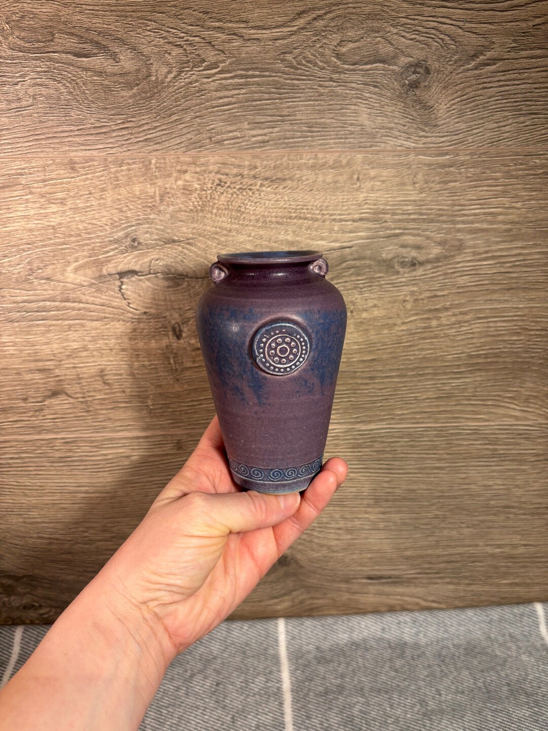 Vintage Hand Made Conwy Pottery Wales Carol Wynne Morris Small Tall ...