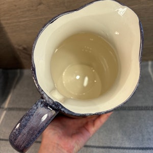Vintage Hand Painted Blue Moon at Home Jug | Olive & Vino Motif Foodie ...