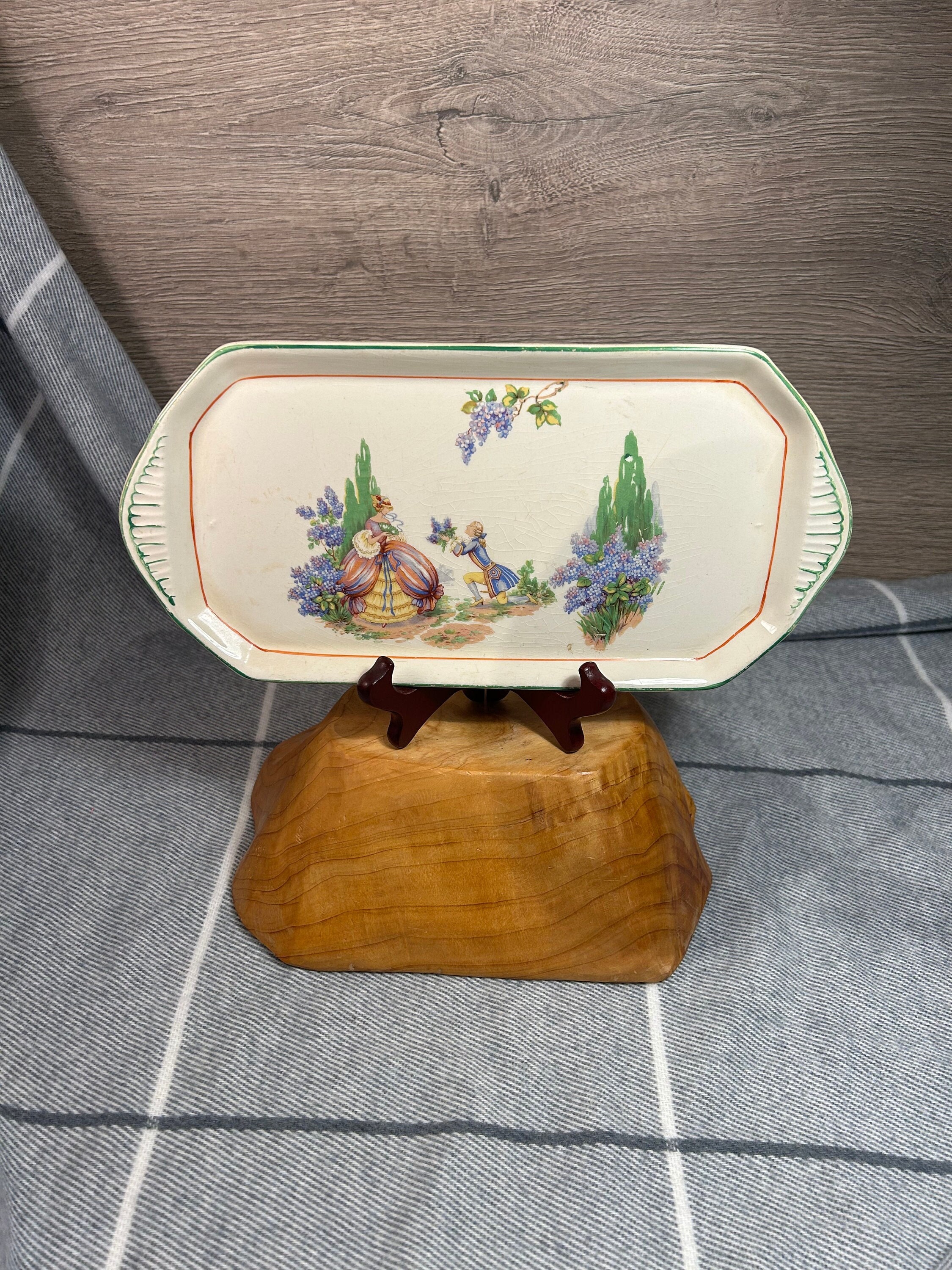 Vintage Swinnertons Hampton Ivory England Rectangular Plate - Etsy UK