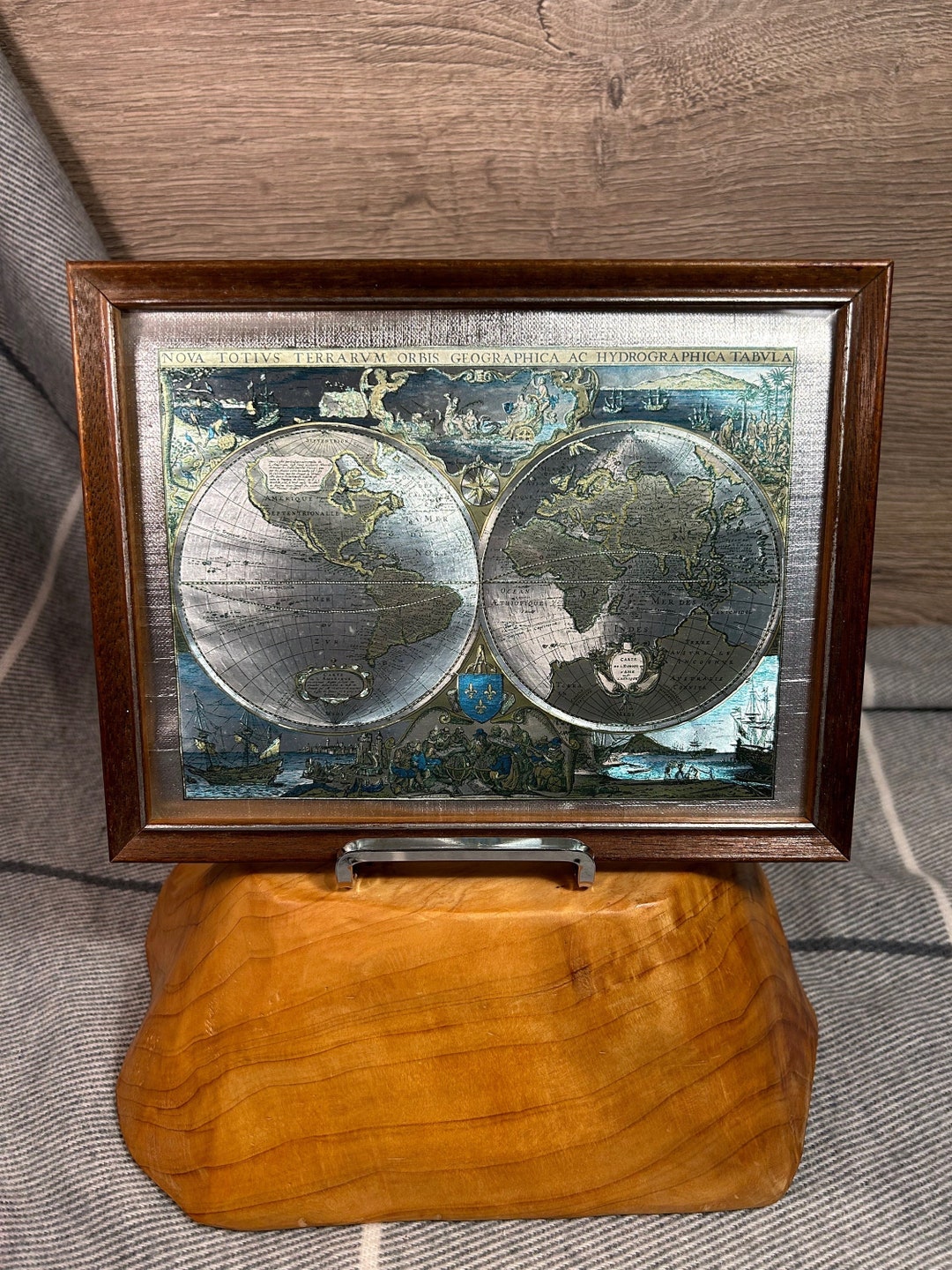 Vintage 1643 World Map 'nova Totivs Terrarvm Orbis Geographica AC ...