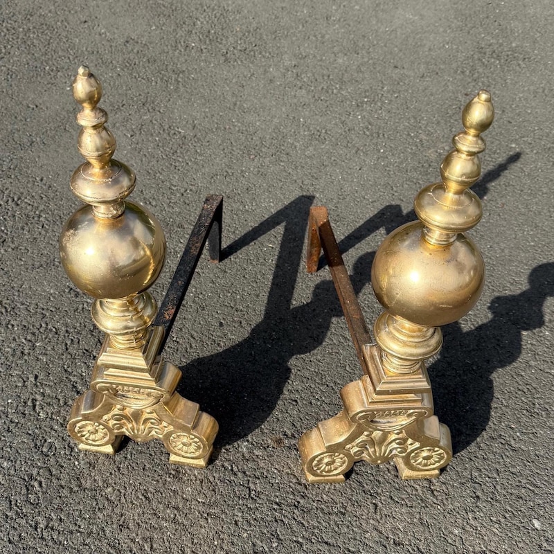 Large Andirons - Etsy
