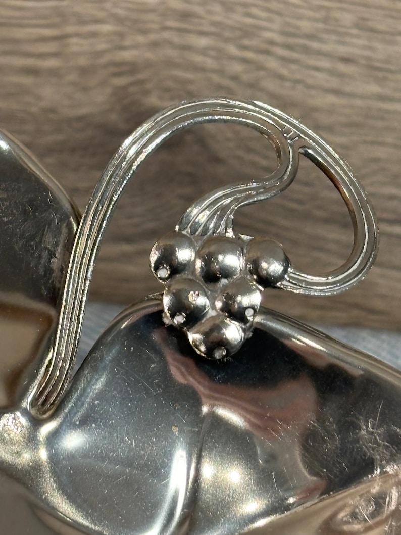Vintage Silver Plated EP on Steel Hugo Made in Hong Kong Ivy Leaf ...
