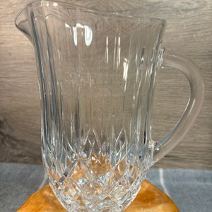 Vintage Heavy 1.4kg Lead Clear Crystal Opera RCR Royal Crystal Rock ...