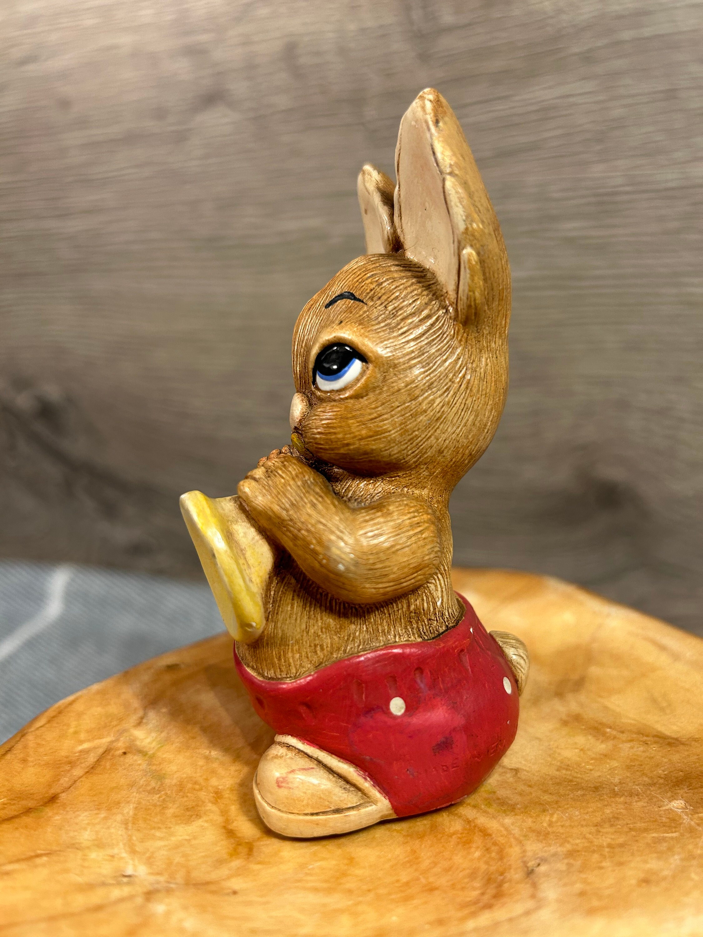 Vintage Pendelfin Phumf Hand Painted Stonecraft Rabbit in Red Shorts ...