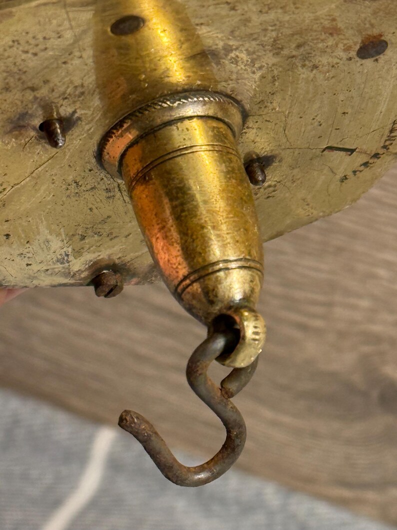 Vintage John Linwood Warranted Brass Roasting Meat Fireplace Jack ...