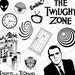 Twilight Zone Icons Vector Artwork - Etsy