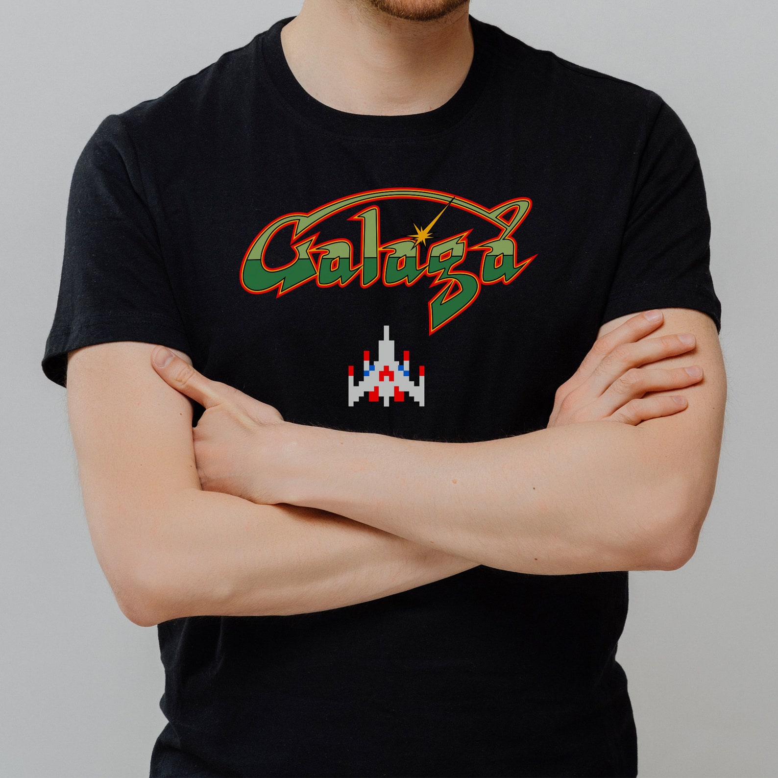 Galaga Retro Video Game Icons Vector Artwork - Etsy