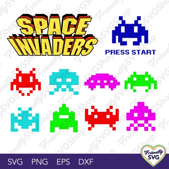 Space Invaders Alien Vector