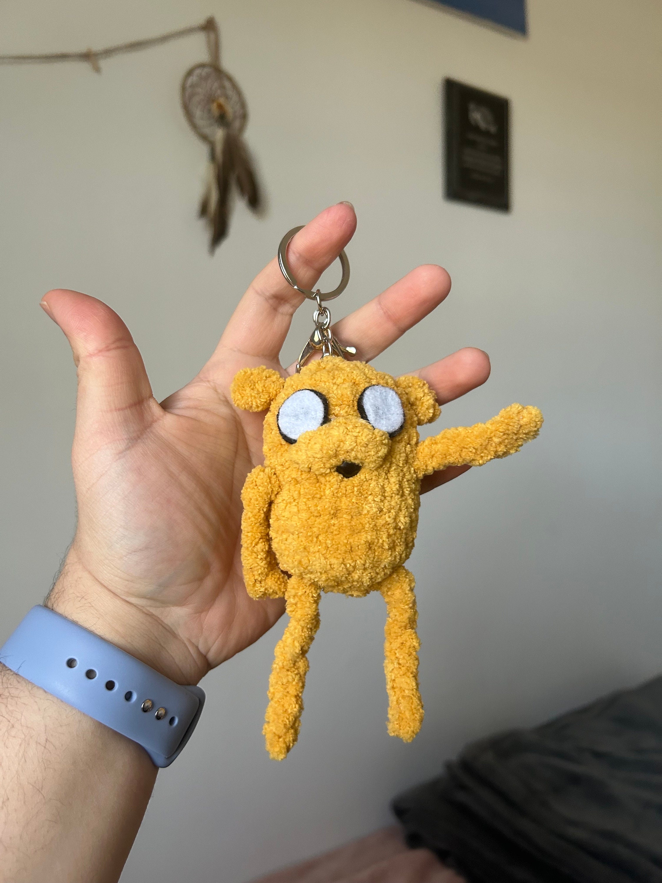 Jake the Dog Keychain Adventure Time Crochet Keychain - Etsy