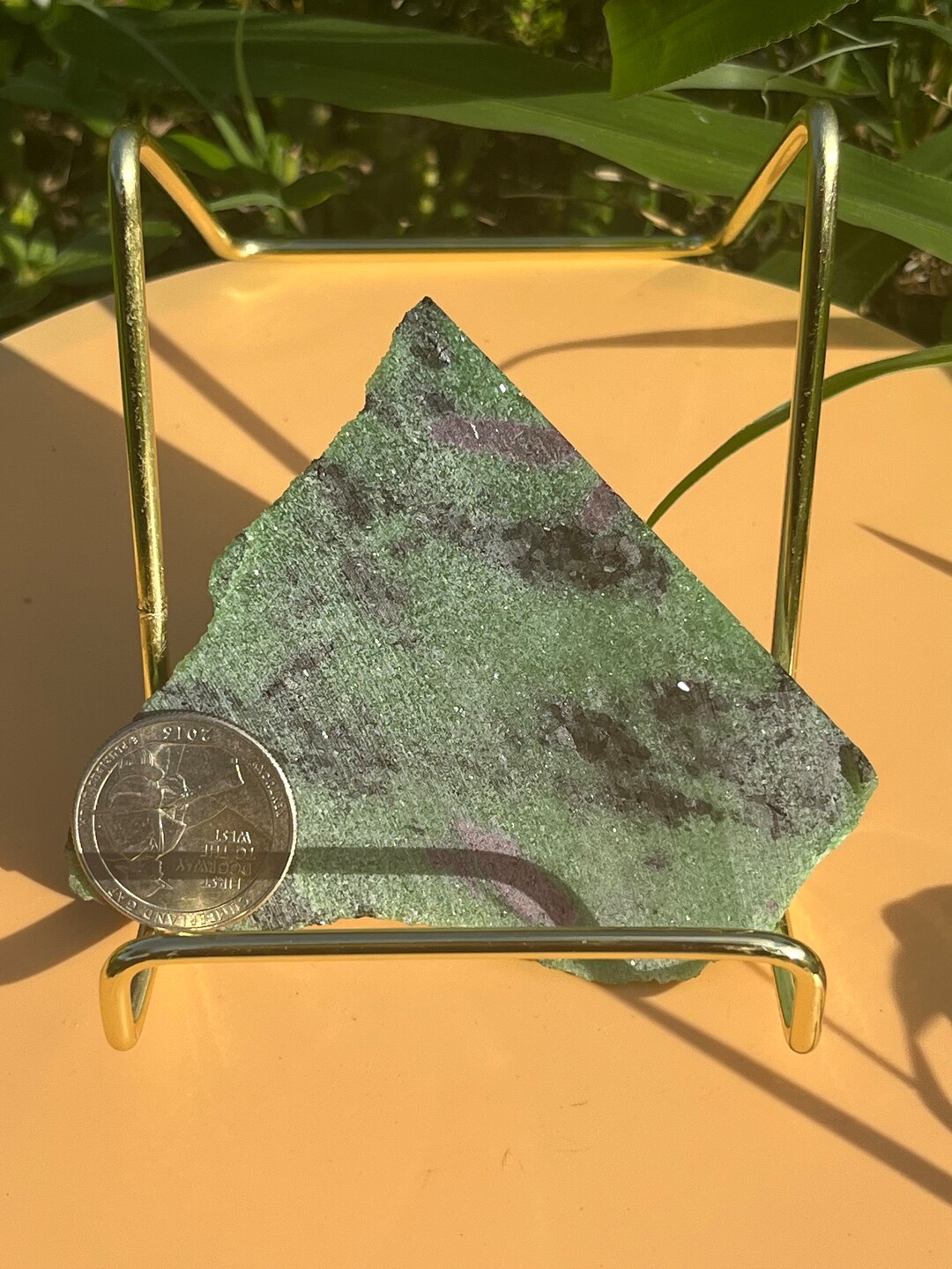 Beautiful UV Reactive Ruby Zoisite All Natural Crystal Slab - Etsy