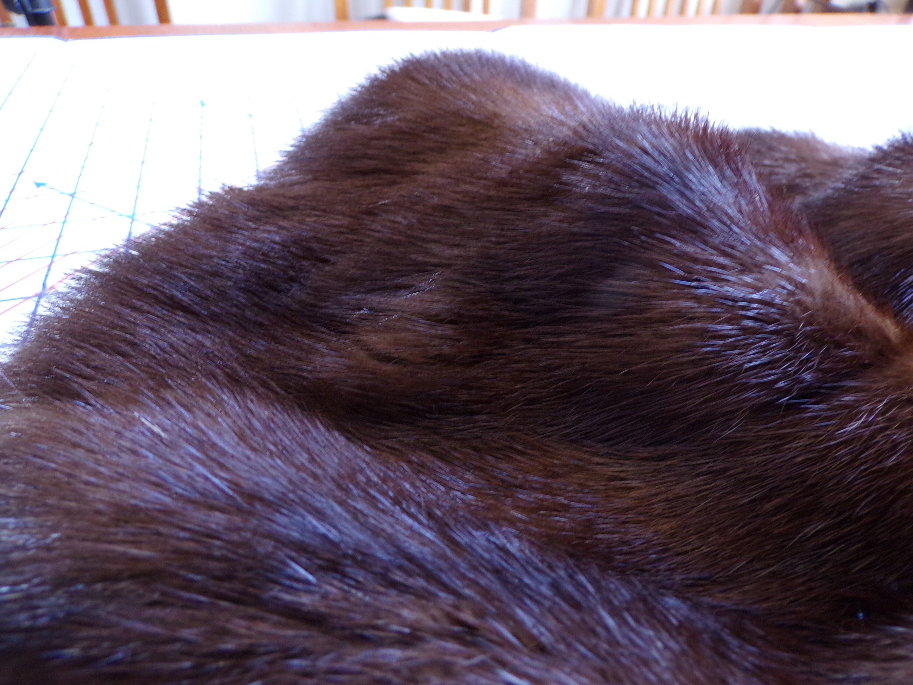 Real Mink Disassembled Stole, DIY Craft Supplies, Craft Cutter Fur ...