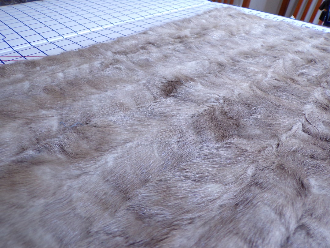 Real Mink Fur Coat Scrap, 1 Pieces, DIY Craft Supplies, Craft Cutter ...