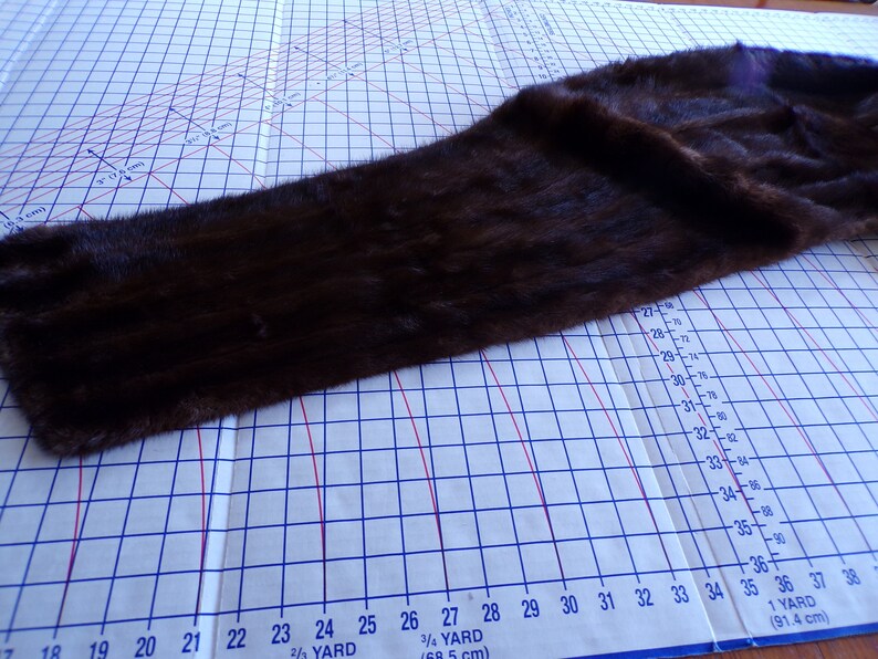 Real Mink Disassembled Stole, DIY Craft Supplies, Craft Cutter Fur ...