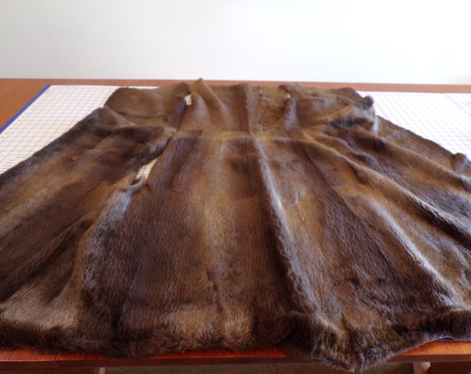 Sheared Nutria Fur4 Pieces, DIY Craft Supplies, Craft Cutter Fur ...