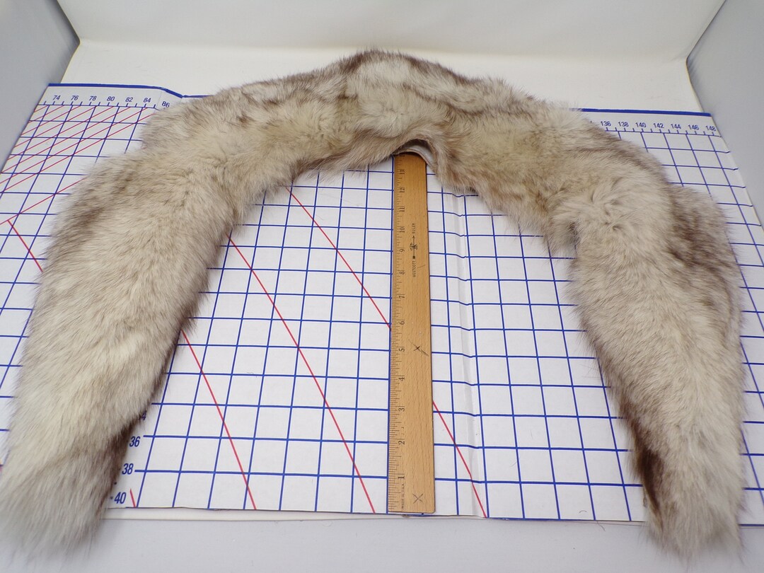Real Fox Collar, DIY Craft Supplies, Craft Cutter Fur, Recycled Fur ...