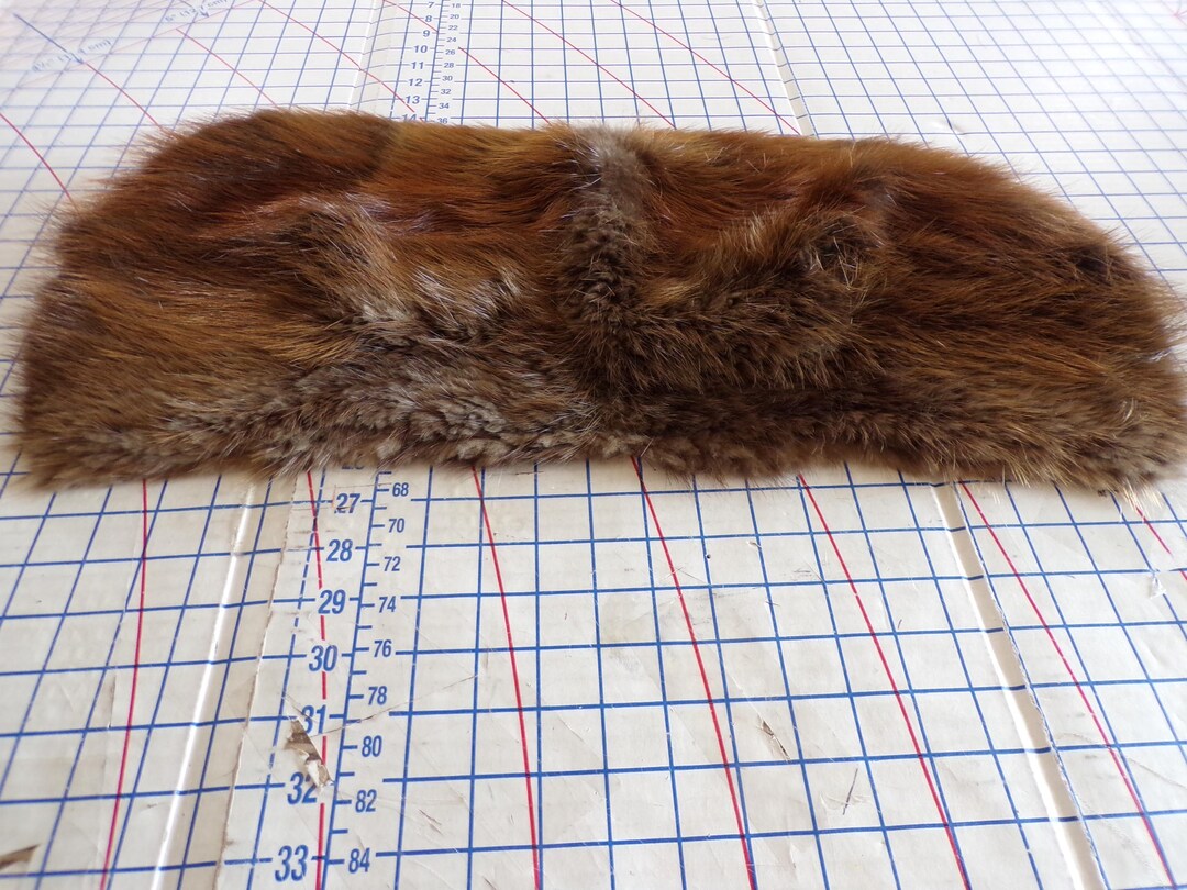 Real Long Haired Beaver Scrap, DIY Craft Supplies, Craft Cutter Fur ...