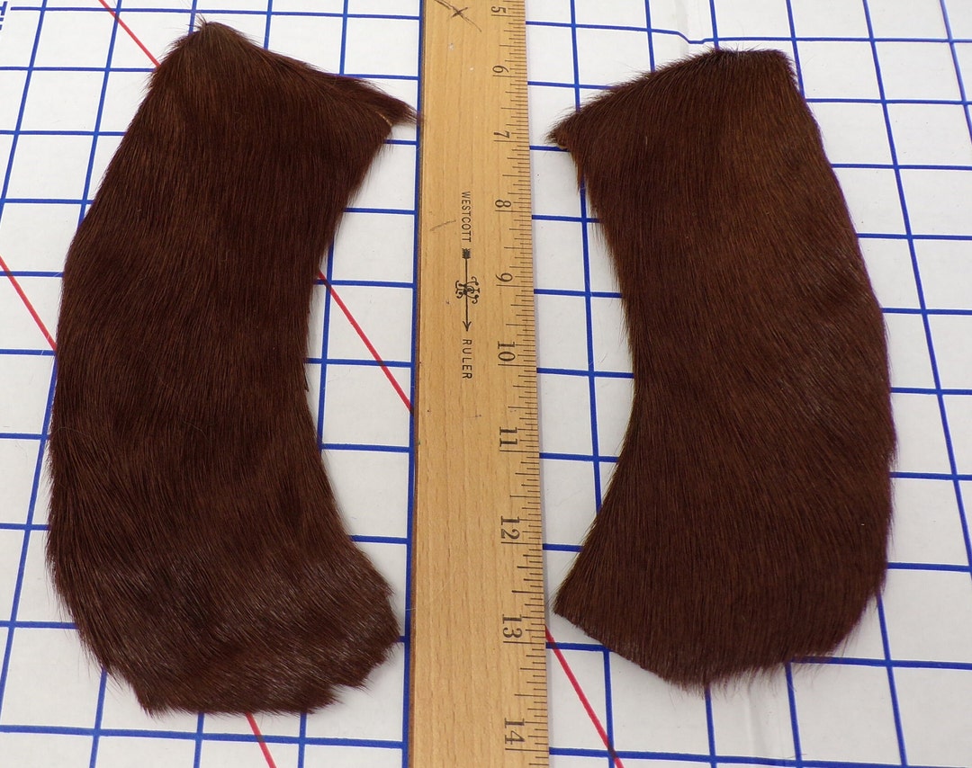 Real Unknown Fur 2 Pieces, DIY Craft Supplies, Craft Cutter Fur, Pieces ...