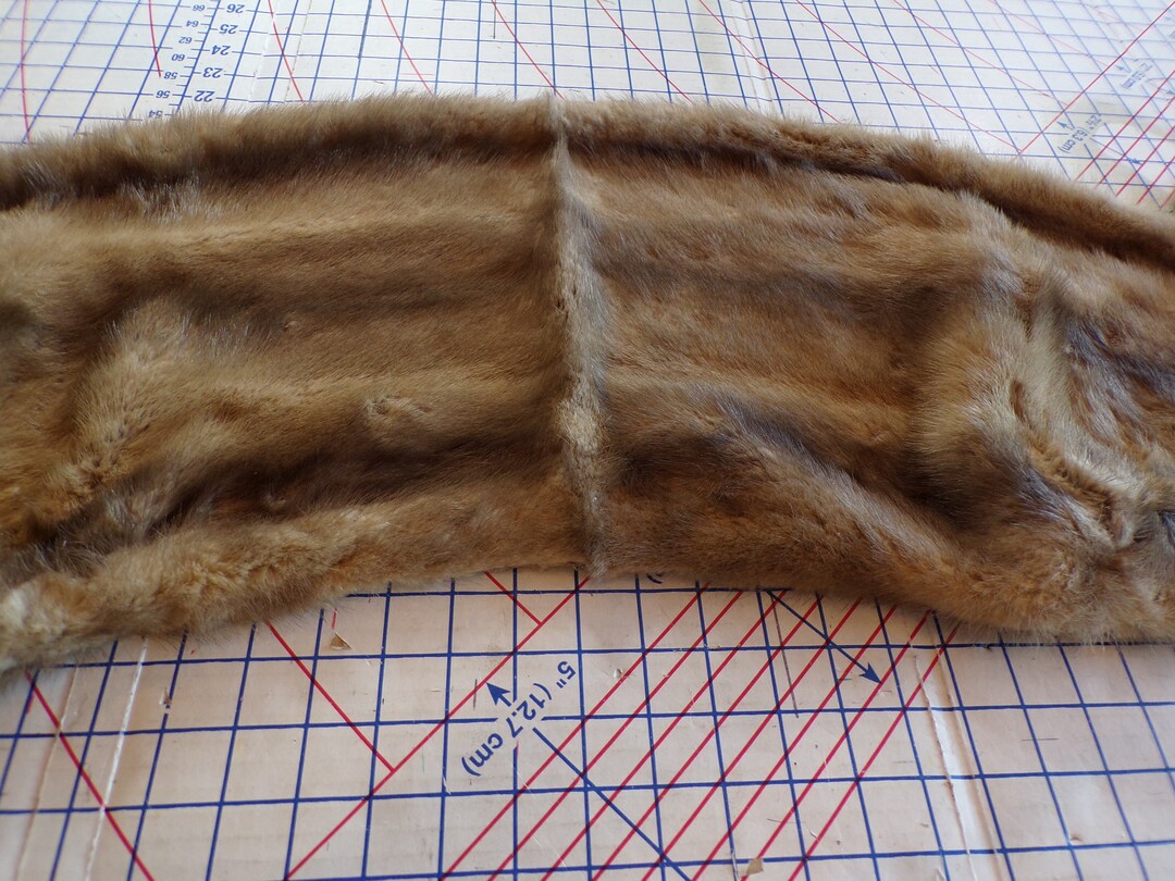 Real Mink 1 Piece, DIY Craft Supplies, Craft Cutter Fur, Recycled Fur ...