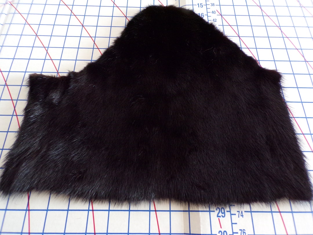 Real Mink Fur Scrap, DIY Craft Supplies, Craft Cutter Fur, Recycled Fur ...