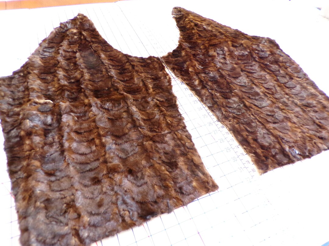 Real Mink Paw Fur Scraps, 5 Pieces, DIY Craft Supplies, Craft Cutter ...