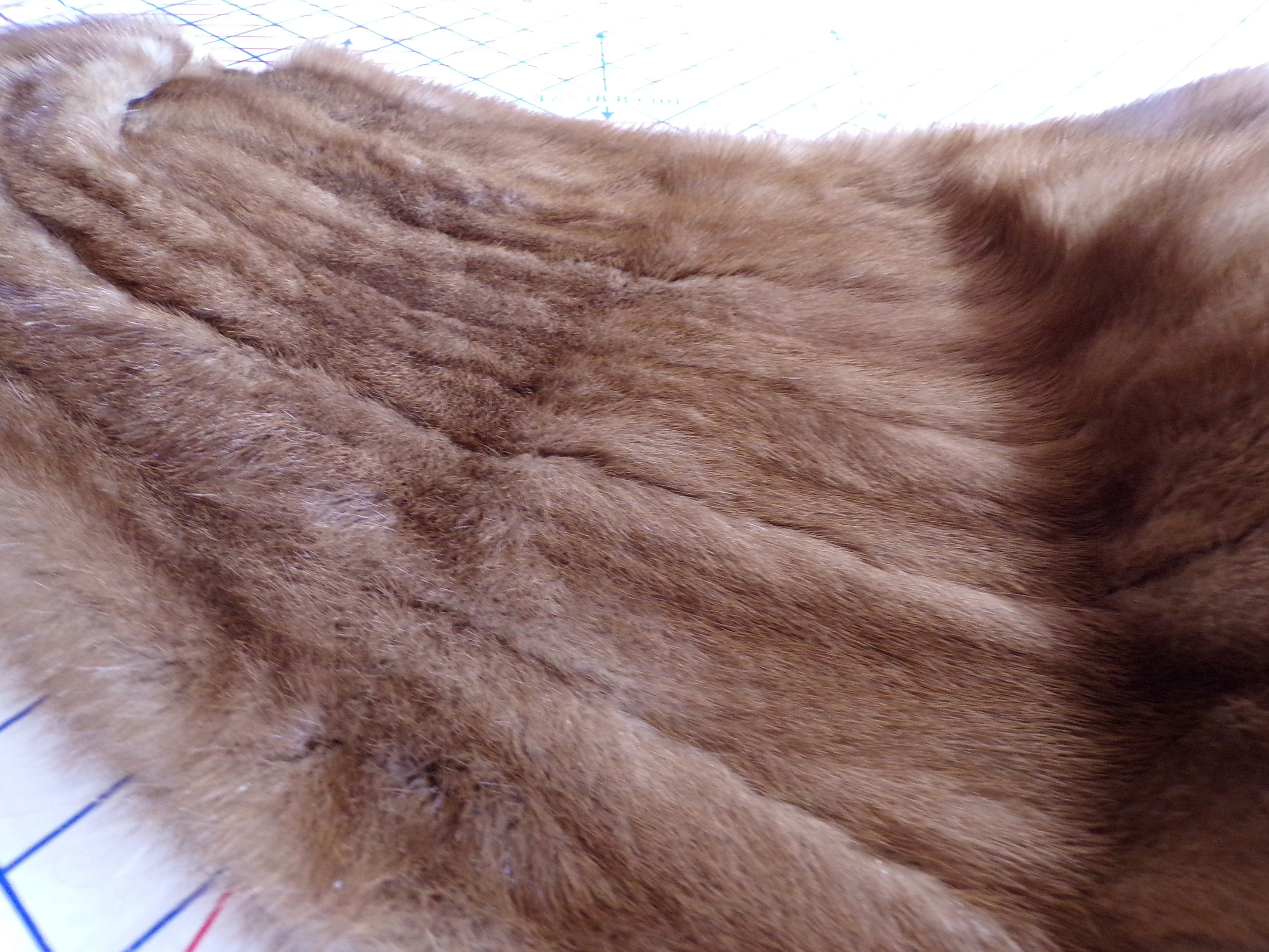 Real Mink Disassembled Stole, DIY Craft Supplies, Craft Cutter Fur ...