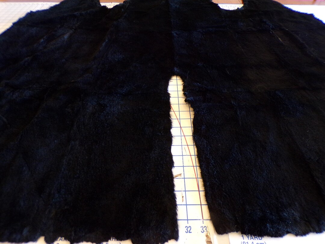 Large Real Sheared Rabbit Fur, DIY Craft Supplies, Craft Cutter Fur ...