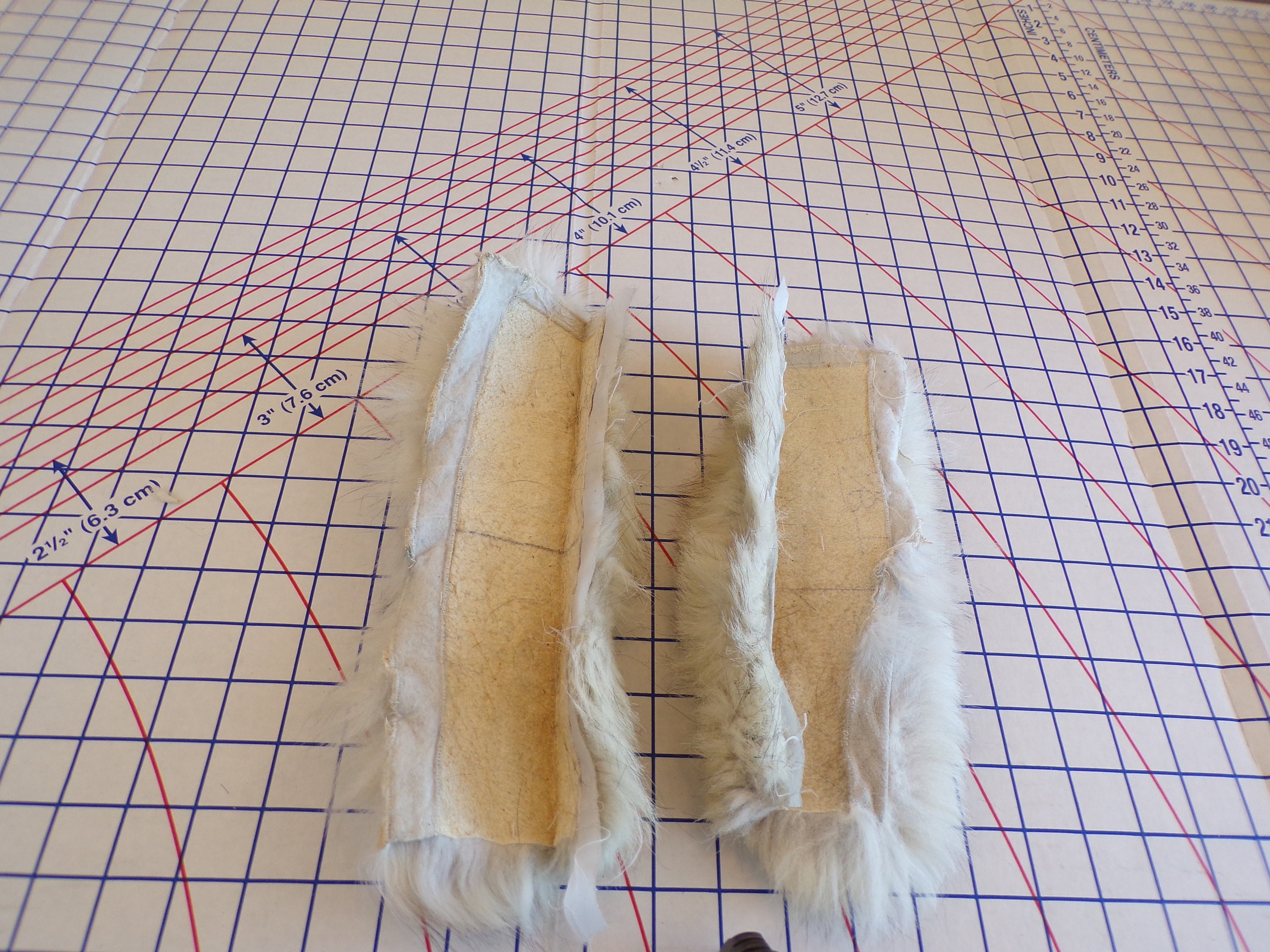 Real Blue Fox Fur 2 Pieces DIY Craft Supplies Craft Cutter - Etsy