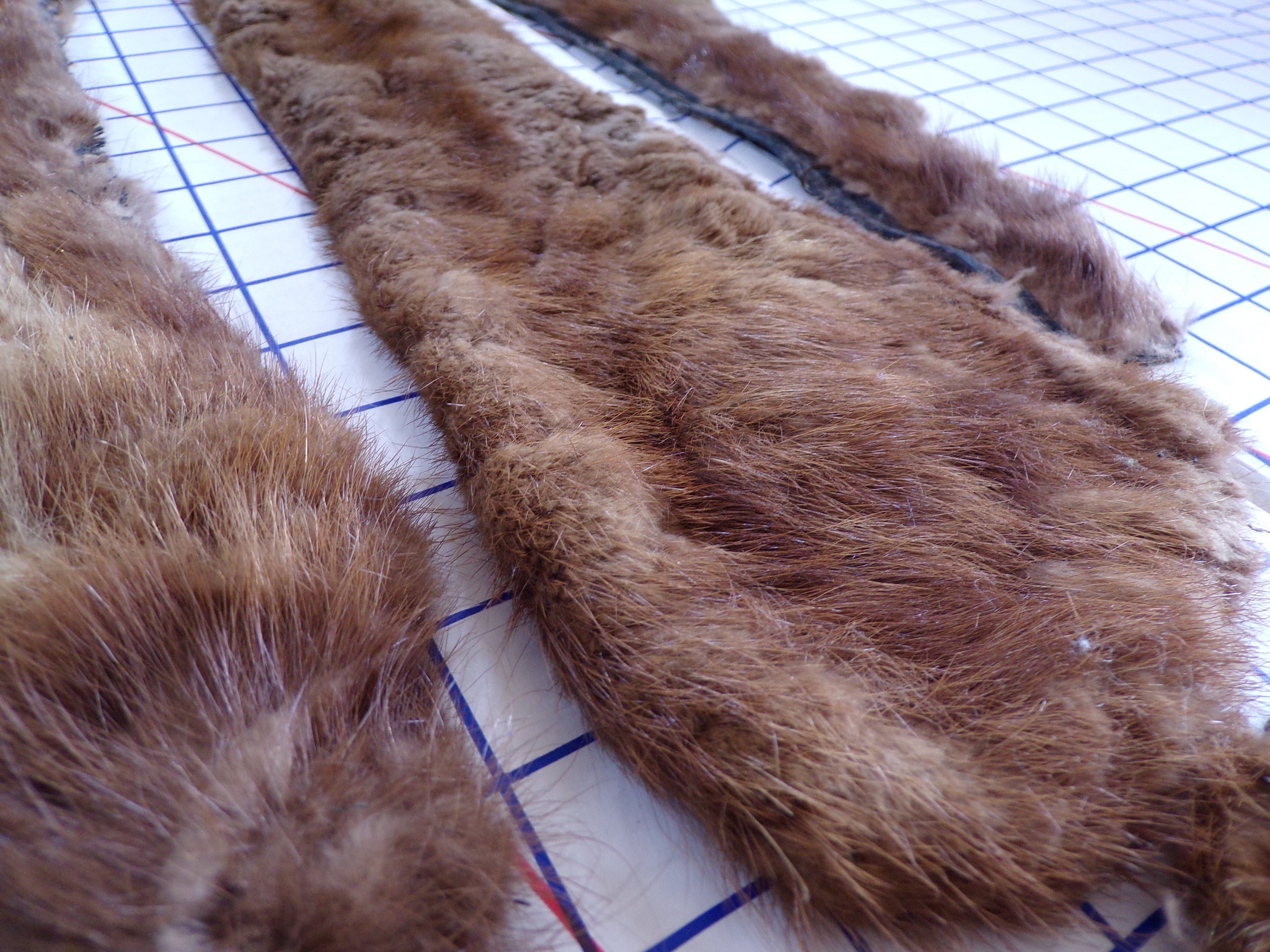 Real Mink Fur Scraps, 13 Pieces, DIY Craft Supplies, Craft Cutter Fur ...