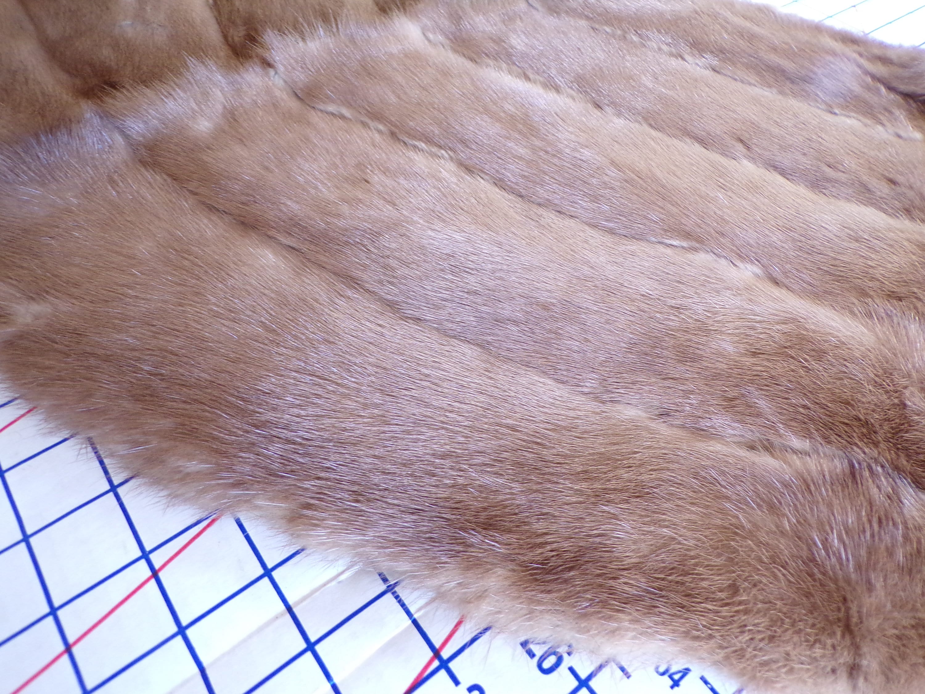Real Mink Disassembled Stole, DIY Craft Supplies, Craft Cutter Fur ...