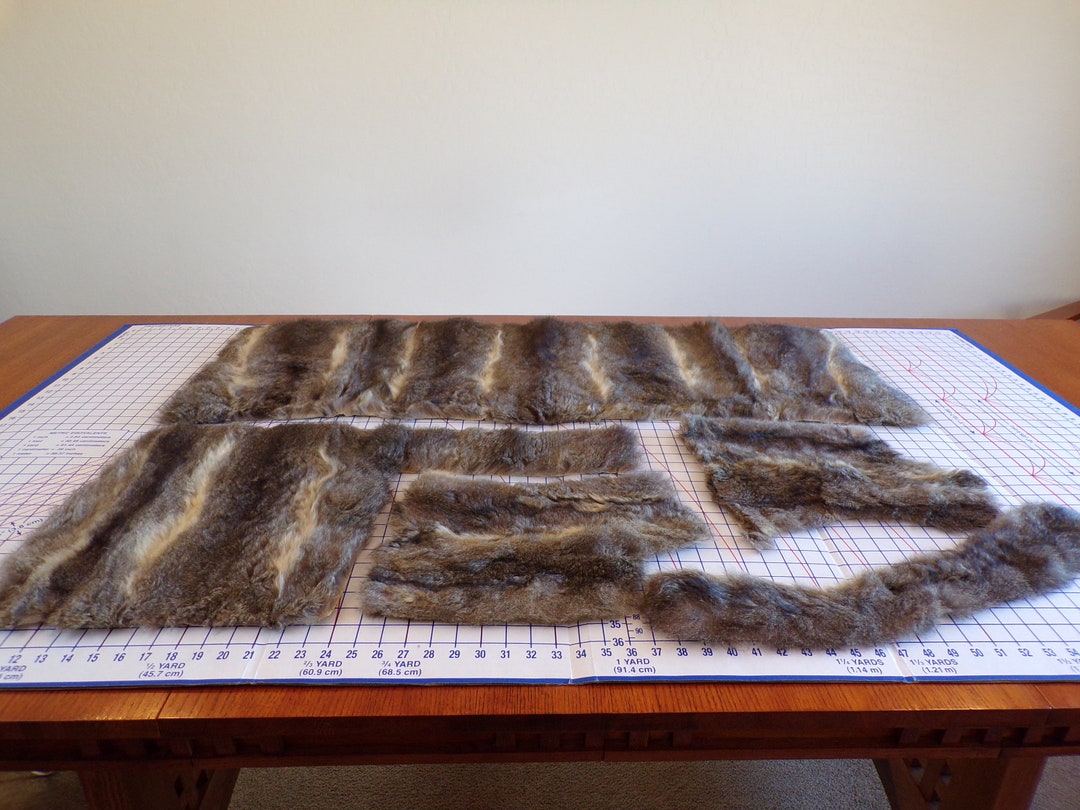 Real New Zealand Possum 5 Pieces, DIY Craft Supplies, Craft Cutter Fur ...