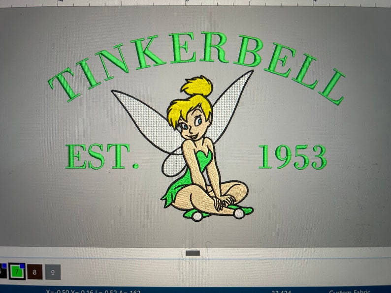 Tinkerbell Embroidery Design - Etsy