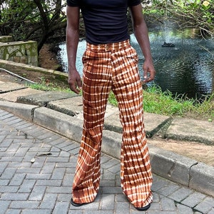 Men’s Flare Pants,stylish Trousers ,men Bell Bottom Fit,trendy Cool Men ...