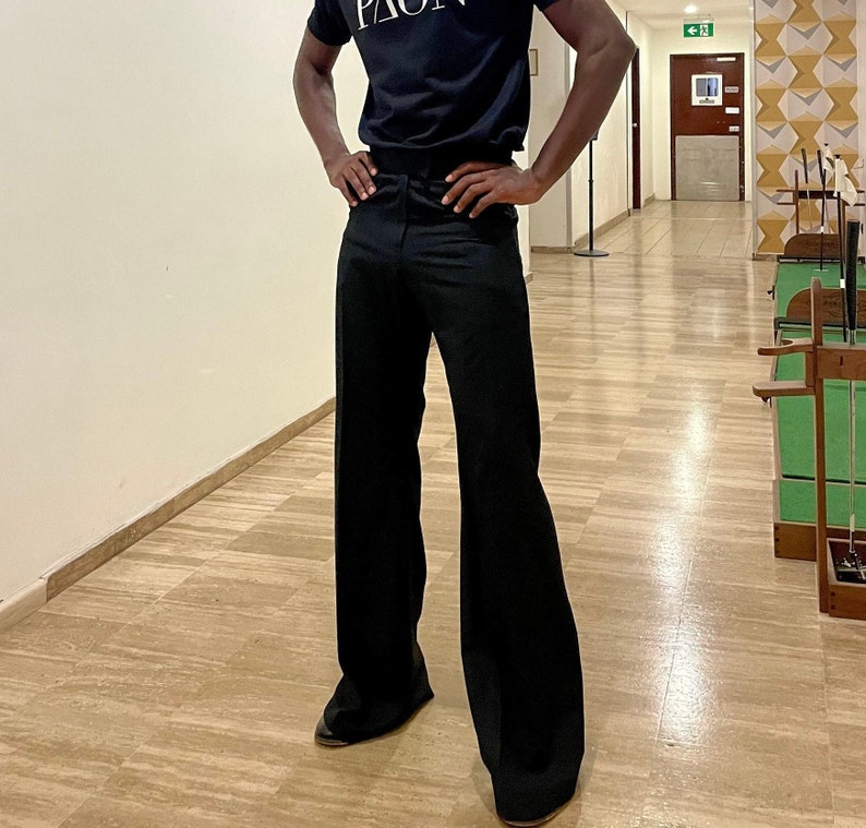 Mens Flare Pantsstylish Trousers men Bell Bottom Fittrendy - Etsy