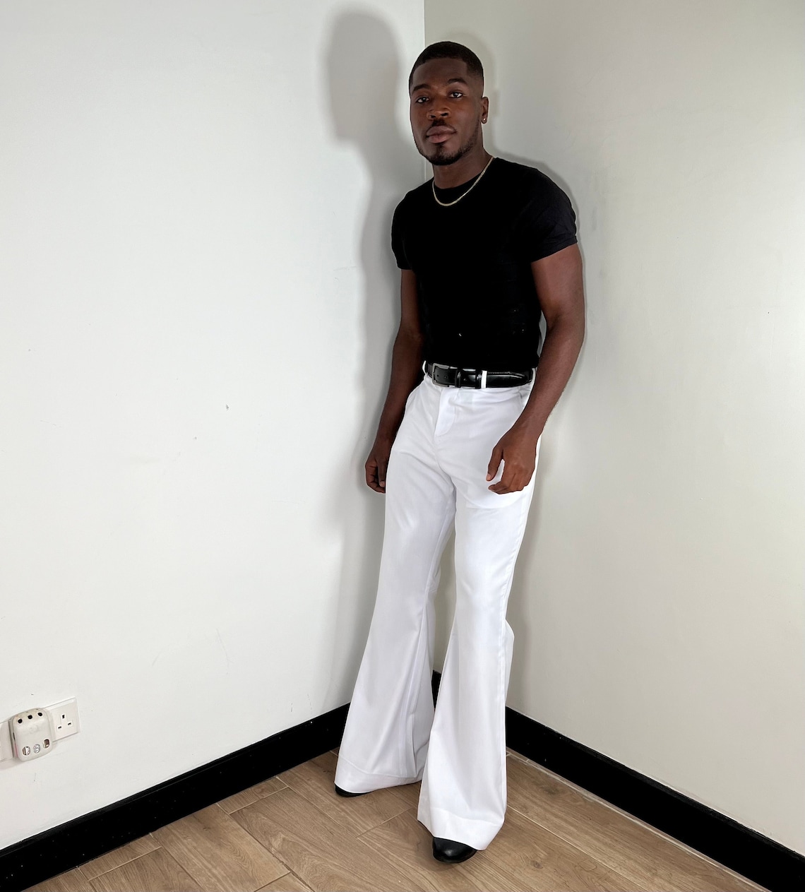 Mens Flare Pants,stylish Trousers ,men Bell Bottom Fit,trendy Cool Men ...