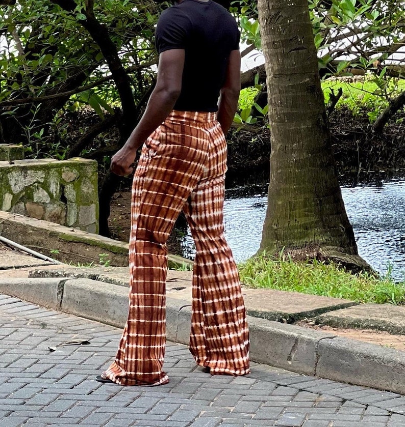 Men’s Flare Pants,stylish Trousers ,men Bell Bottom Fit,trendy Cool Men ...