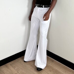 Mens Flare Pants,stylish Trousers ,men Bell Bottom Fit,trendy Cool Men ...