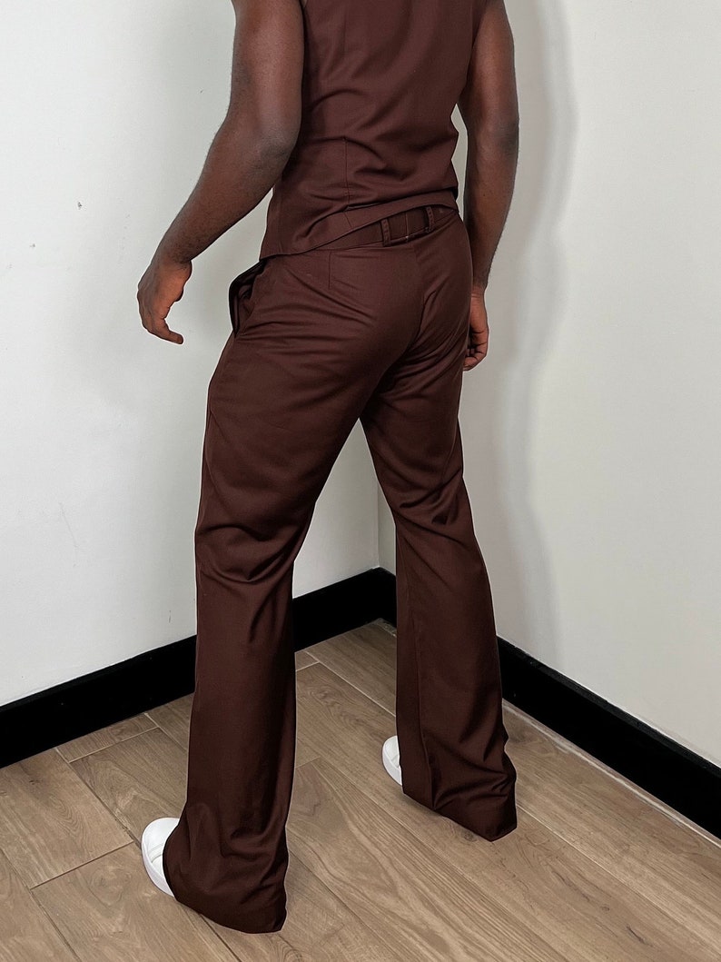 Mens Flare Pants,stylish Trousers ,men Bell Bottom Fit,trendy Cool Men ...